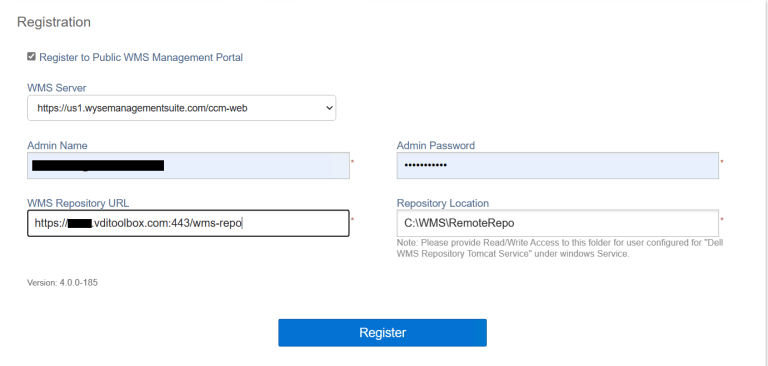 WMS | VDI Toolbox